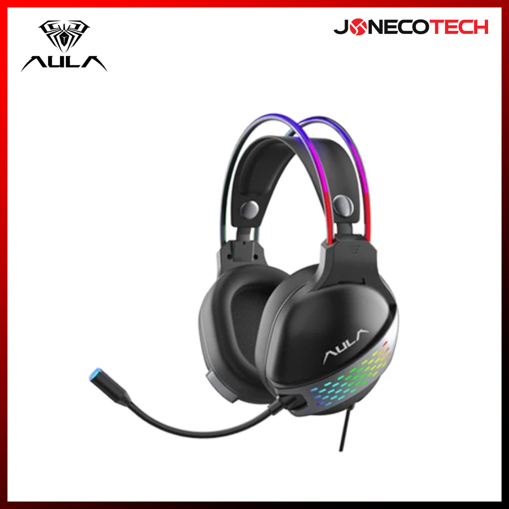 Aula S503 wired gaming Headset Head Beam Glow – Joneco Tech