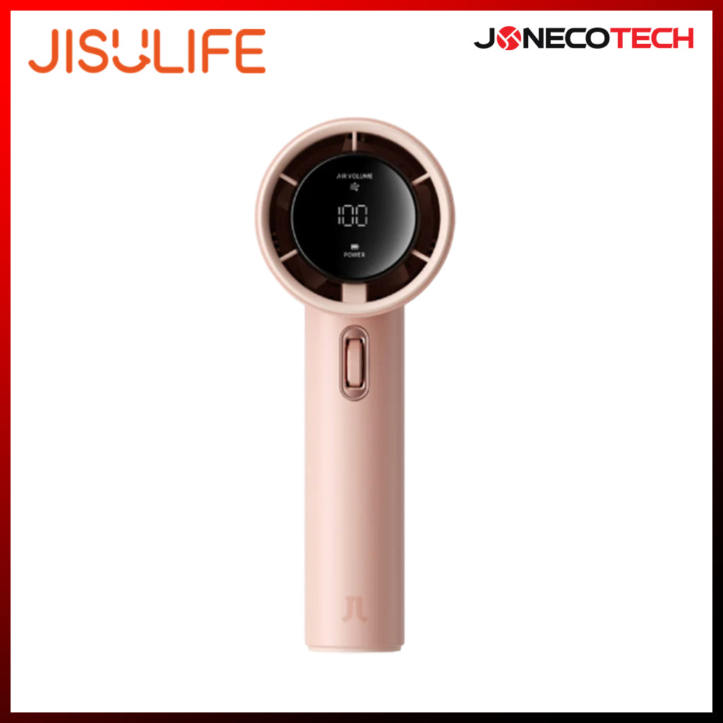 JISULIFE PRO 1 HANDHELD FAN PINK – Joneco Tech